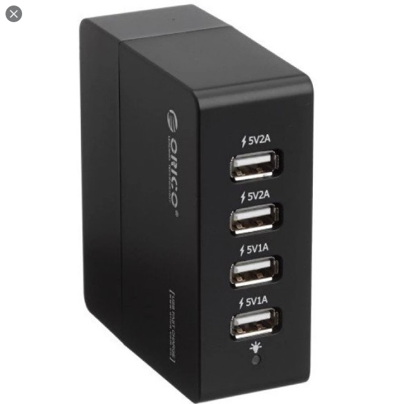 ORICO DCA-4U 4 Port Wall Charger (Black) | Shopee Philippines