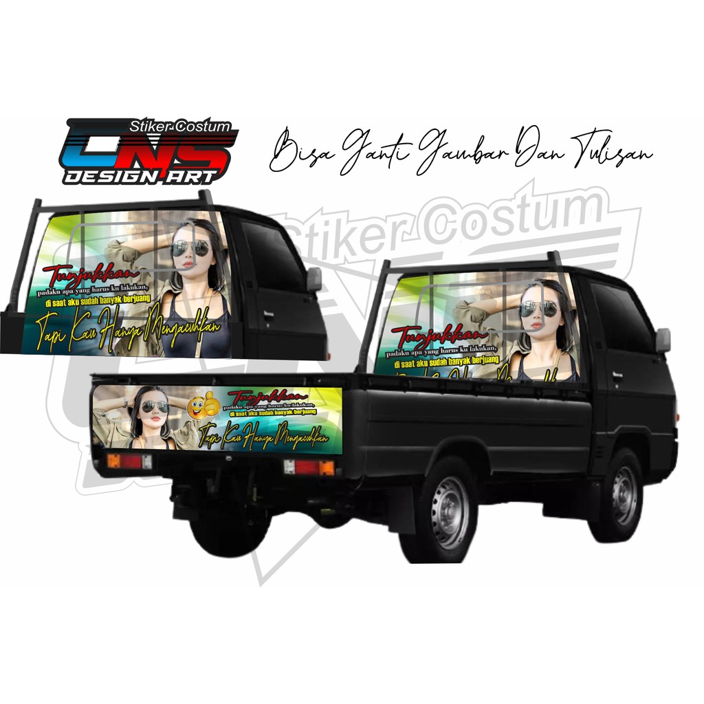 Sticker decal Variations gegeran And Back Door all pick up/sticker ...