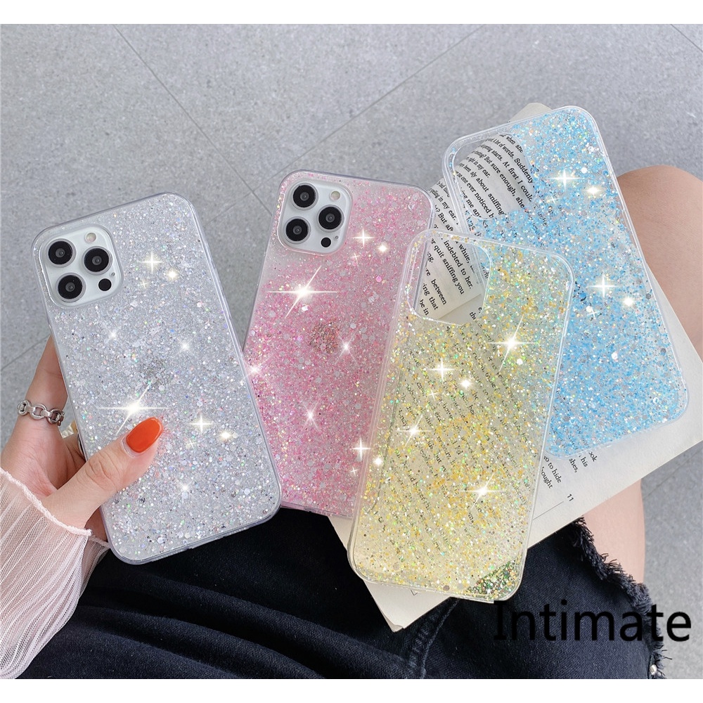 Samsung Galaxy A02 A02S A03S A12 A13 A22 A32 A42 A52 A72 M02 Shiny Silicone Crystal Phone Case ...