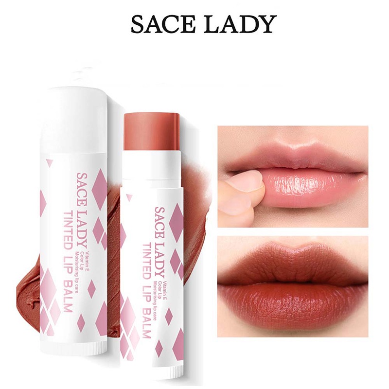 SACE LADY Tinted Lip Balm Lipstick Human Nature Lip Balm 3 Color ...