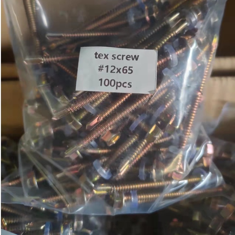 screw king-per pack Texscrew 100pcs tex crew for metal full size 20mm ...