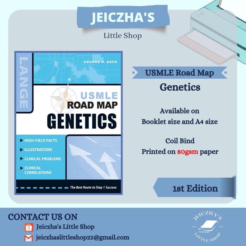 USMLE Road Map Collection [Biochemistry, Genetics, Histology ...