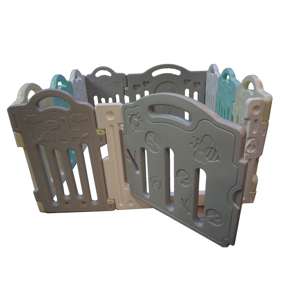 Akeeva Playfence / Playpen / Play yard / Safety Rail (8+2 Panels ...