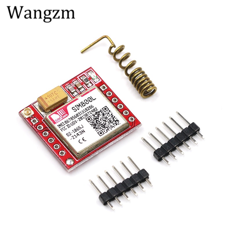 SIM800L GPRS GSM module MicroSIM card core wireless board quad-band TTL ...