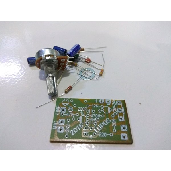 Microphone Amplifier Preamp Amplifier 1 Transistor DIY Kit | Shopee ...