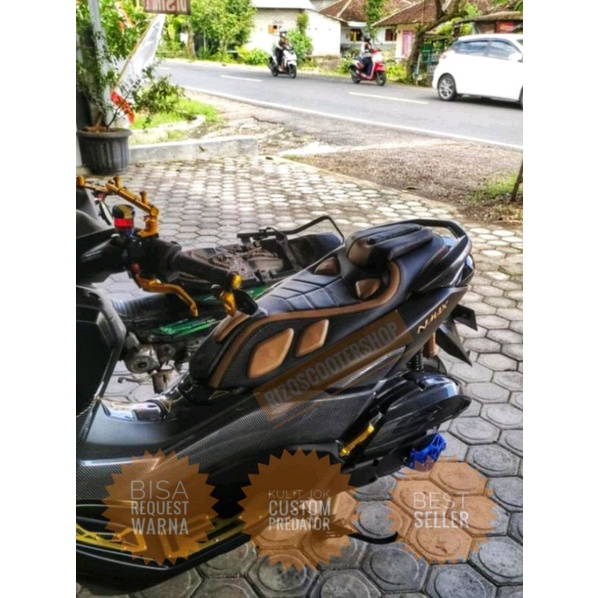 Nmax Predator Nmax New/Nmax Old Modified Leather Seat Cover | Shopee ...