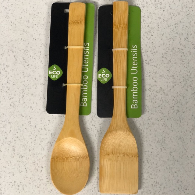Eco Life Bamboo Wooden Cooking Utensils (Sandok/Sansi) | Shopee Philippines