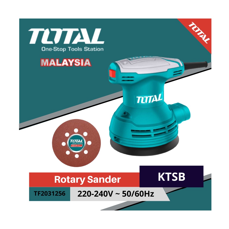 TOTAL 320W Rotary Sander - TF2031256 | Shopee Philippines