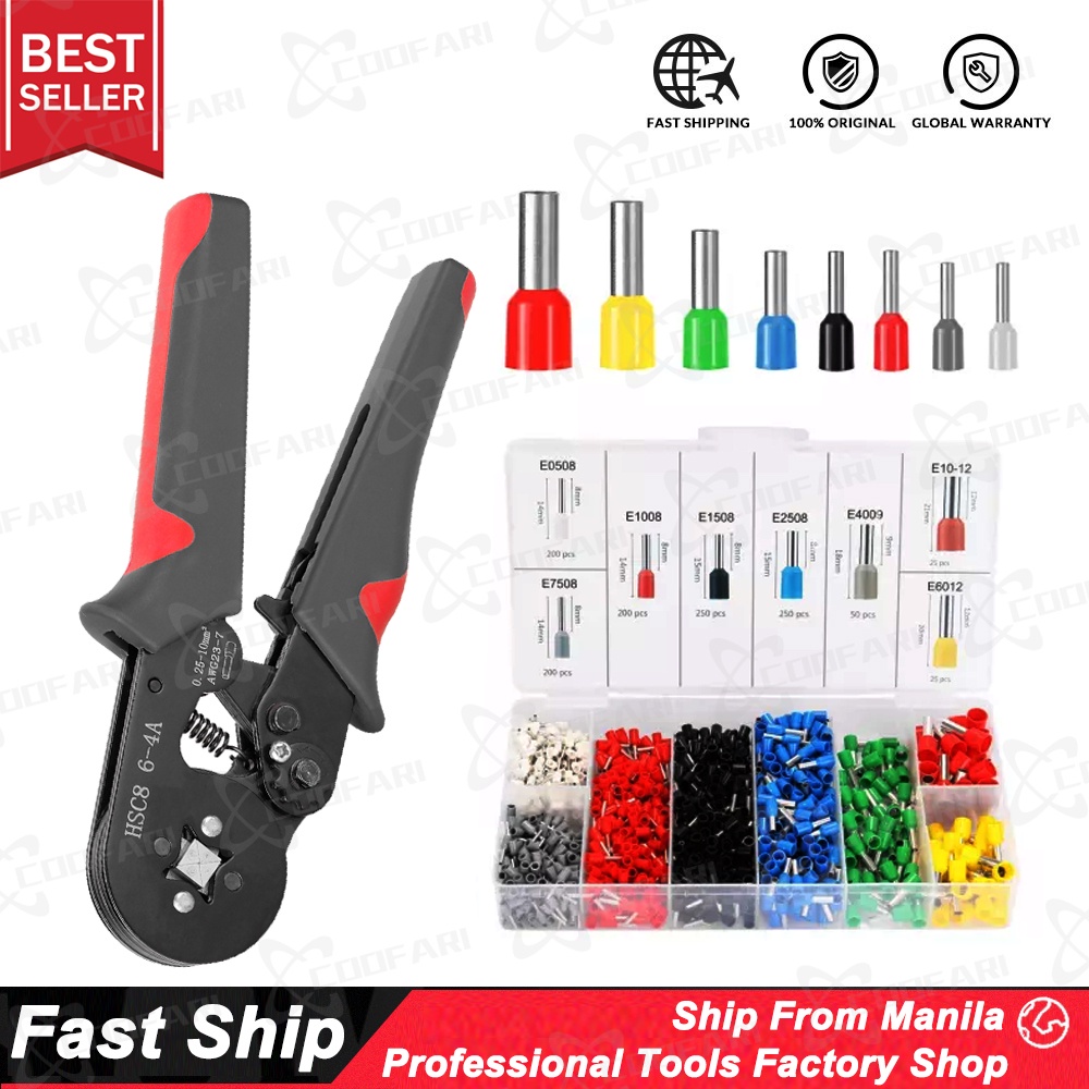 Crimping Tool Wire Stripper Crimp Connector Wire Crimper Ferrule ...