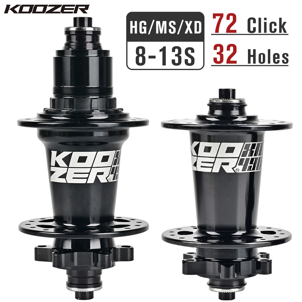 Koozer Hubs XM490 PRO MTB Mountain Bike Hub 4 bearing 6 Pawls 72T Noise ...