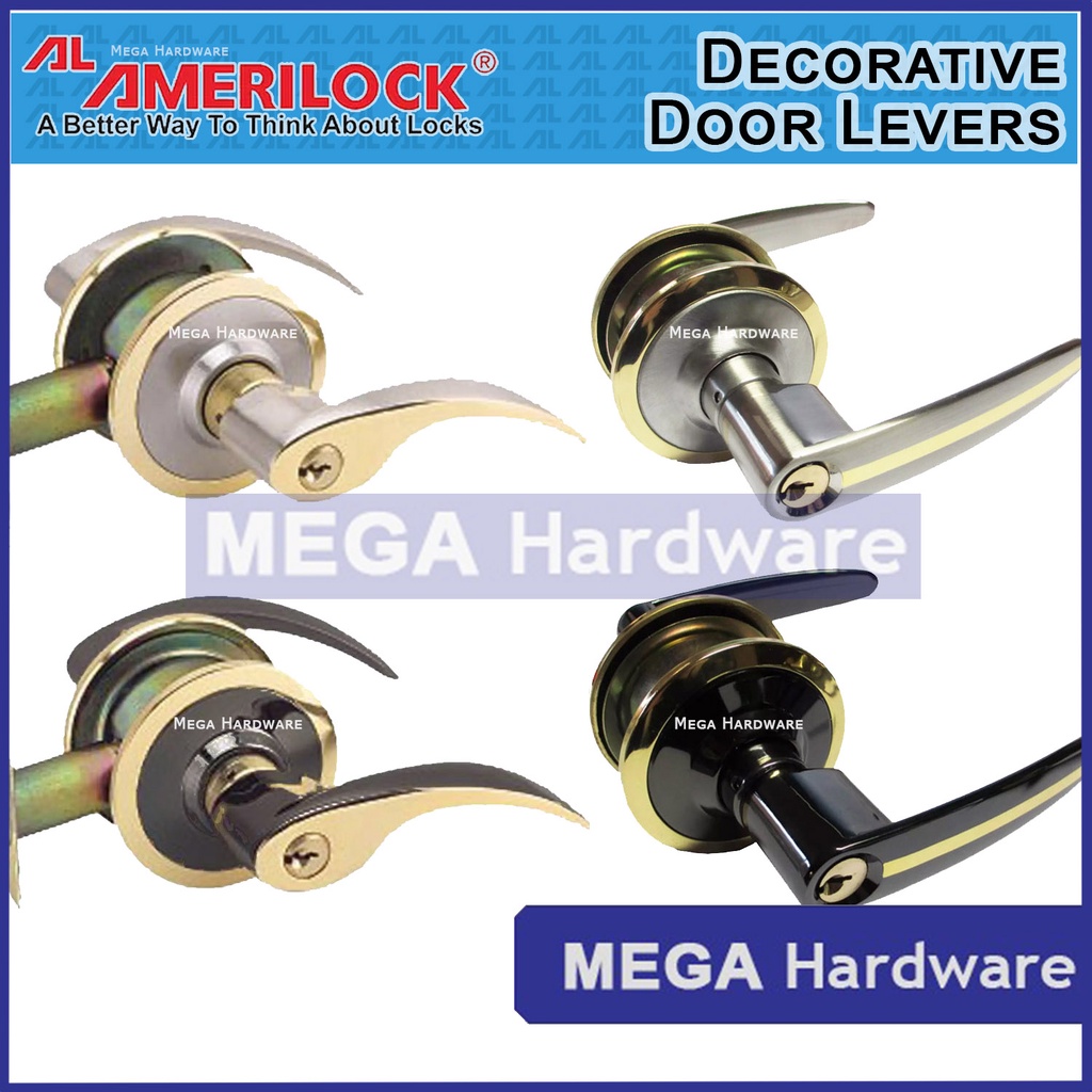 AMERILOCK Door Knob Lever Type Lockset Elegant Series (AL 3900 ...