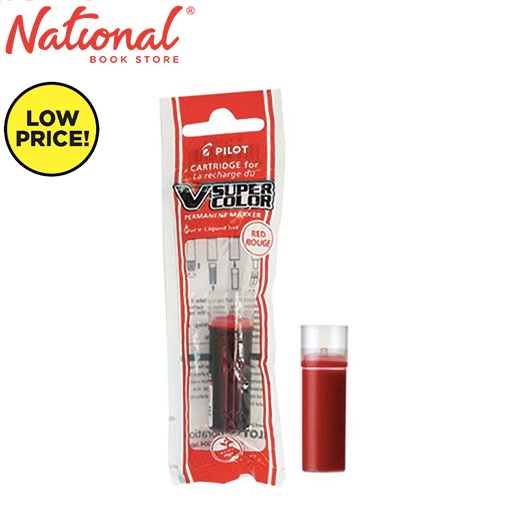 Pilot V-Super Color Cartridge Refill Red National Book Store | Shopee ...