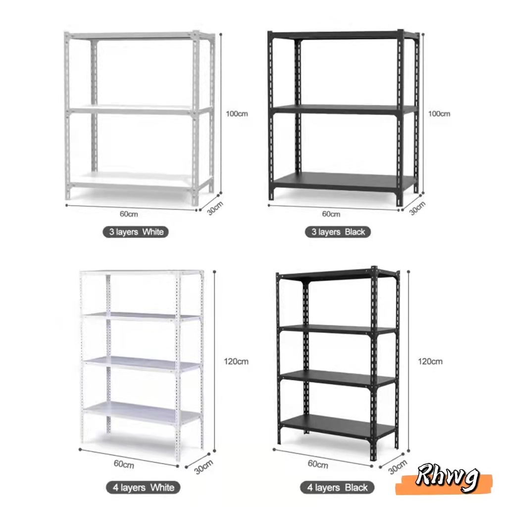 Angle Steel Rack Shelves 3 Layers 4 Layers and 5 Layers Storage rack ...