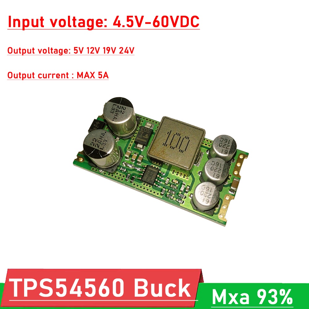 TPS54560 5A DC-DC Buck Converter 4.5V-60V TO 3.3V 5V 8.4V 9V 12V 15V ...