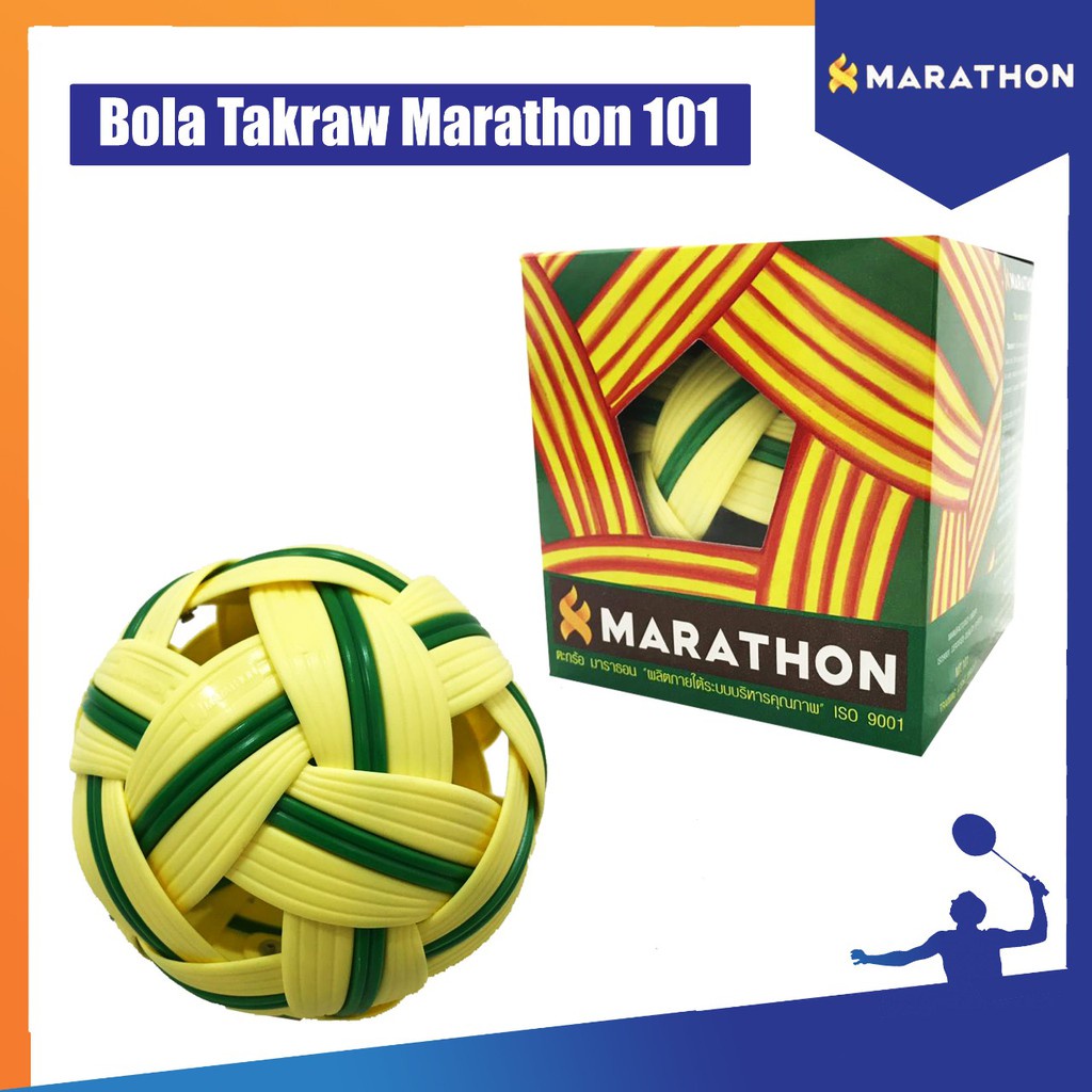 Takraw Marathon 101 Ball - Takraw Soccer Ball ORIGINAL 101 THAILAND ...