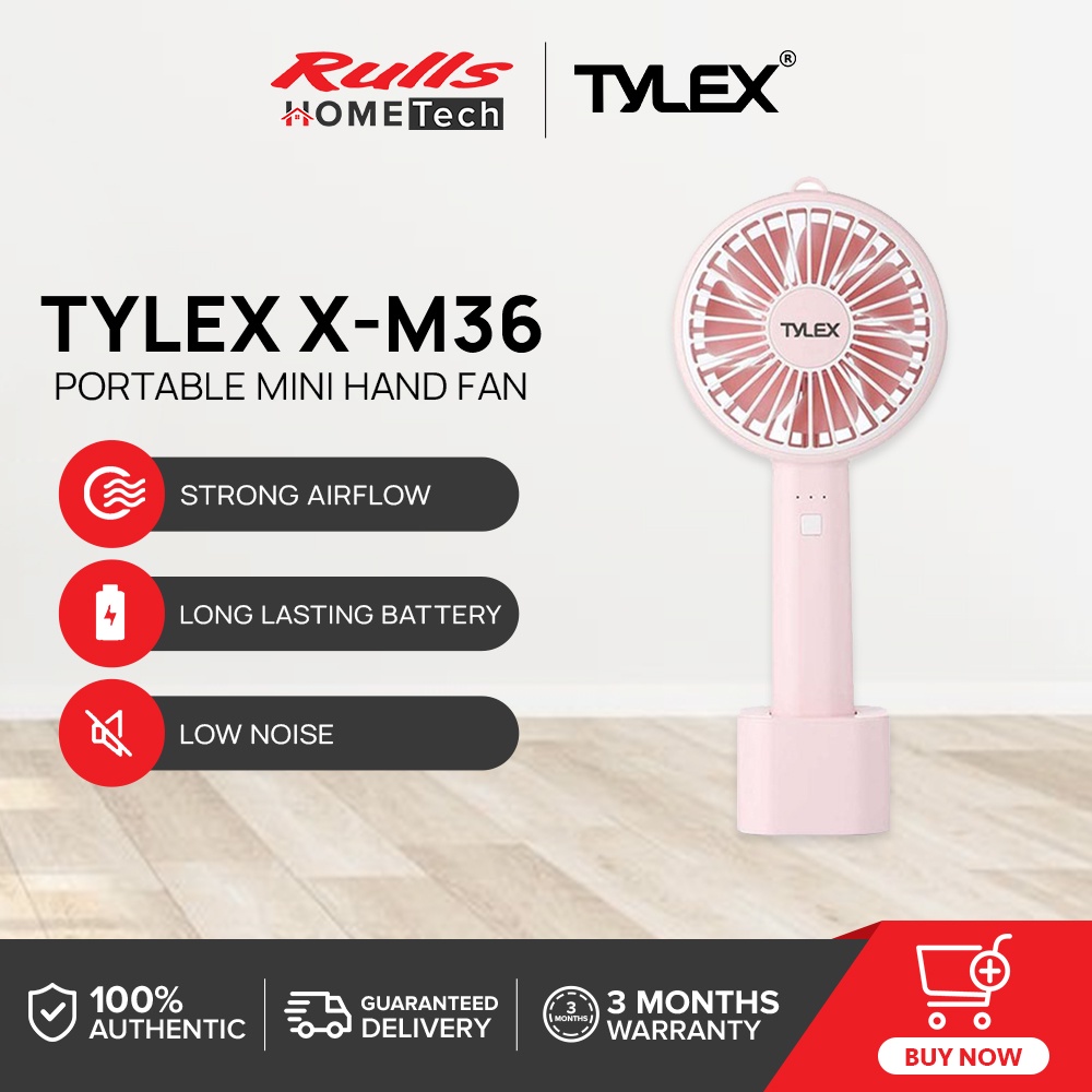 TYLEX X-M36 Portable Hand Held Rechargeable Mini Fan | Shopee Philippines