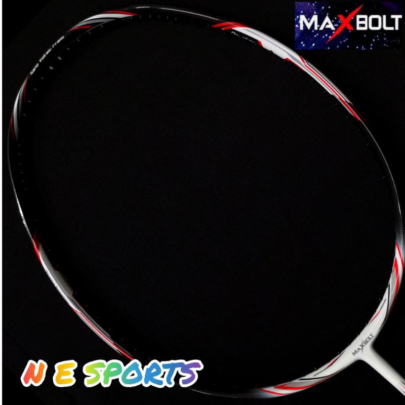 MAXBOLT BADMINTON RACKETS WOVEN TECH 90 WHITE STIFF | Shopee Philippines