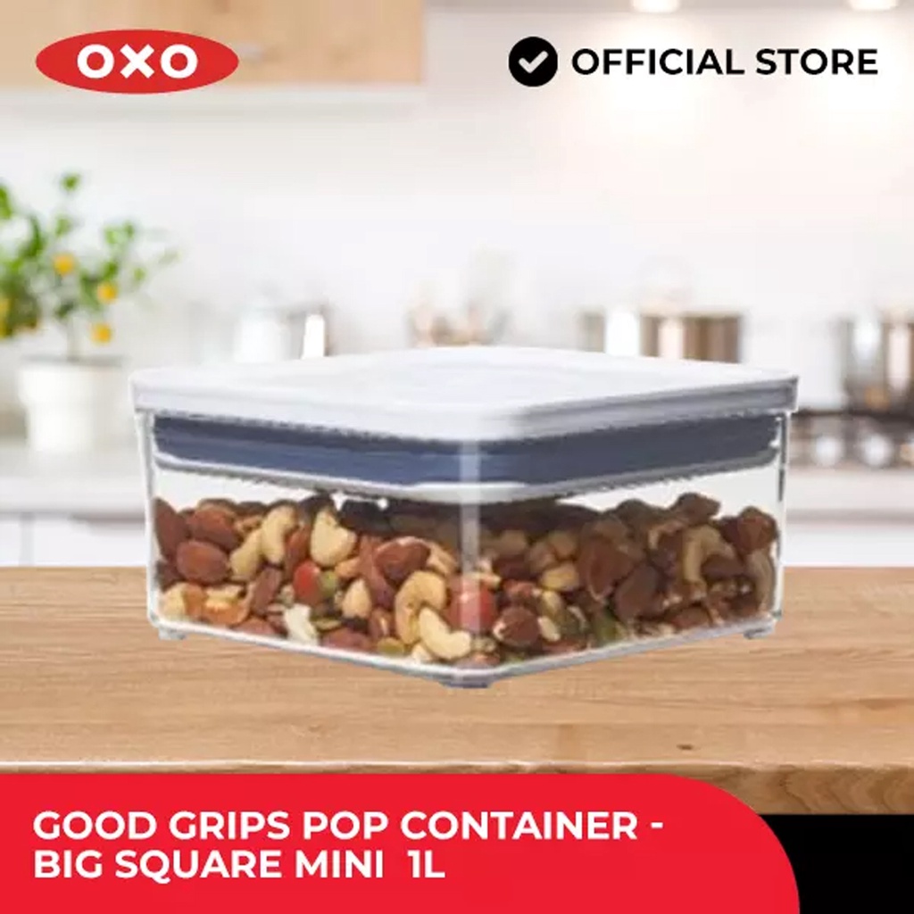OXO Houseware Good Grips POP Container - Big Square 1L | Shopee Philippines