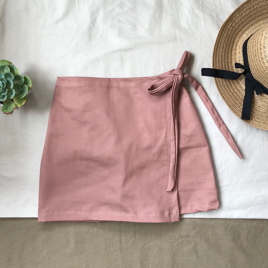 Palda Short with Ribbon (Skort) | Shopee Philippines