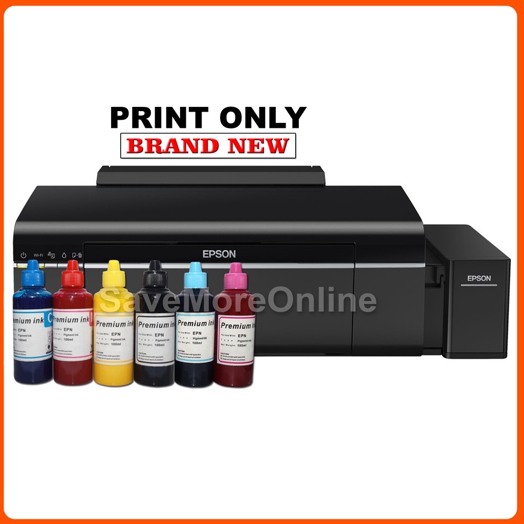 Epson L805 Wi-Fi Photo ink Tank Printer w/ Pigment inks | Shopee ...