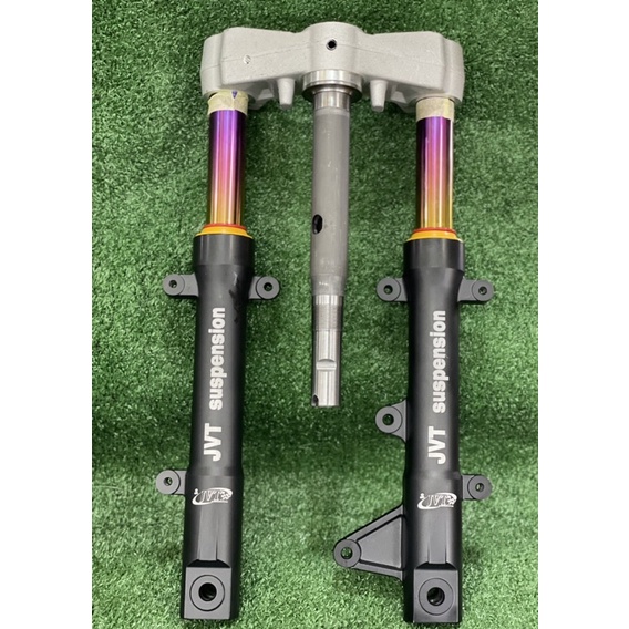 JVT Motorcycle Front Shock With T Post For Sniper150 (Titanium With ...