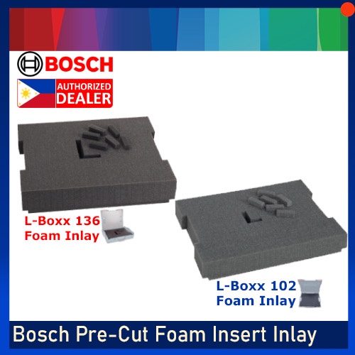 Bosch Lboxx 102 136 Carrying Case Foam Insert Inlay Bosch Accessories ...