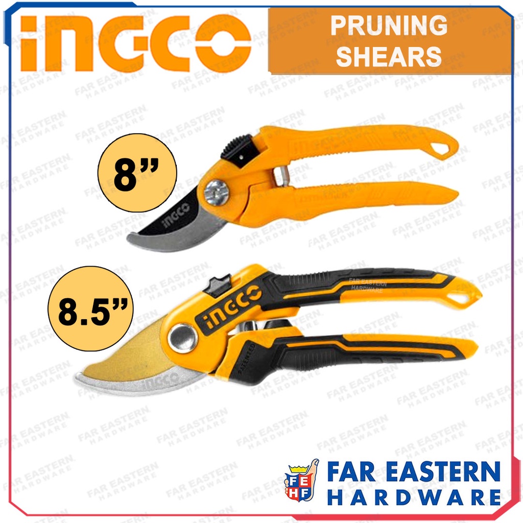 INGCO Pruning Shears 8" | 8.5" INHT | Shopee Philippines