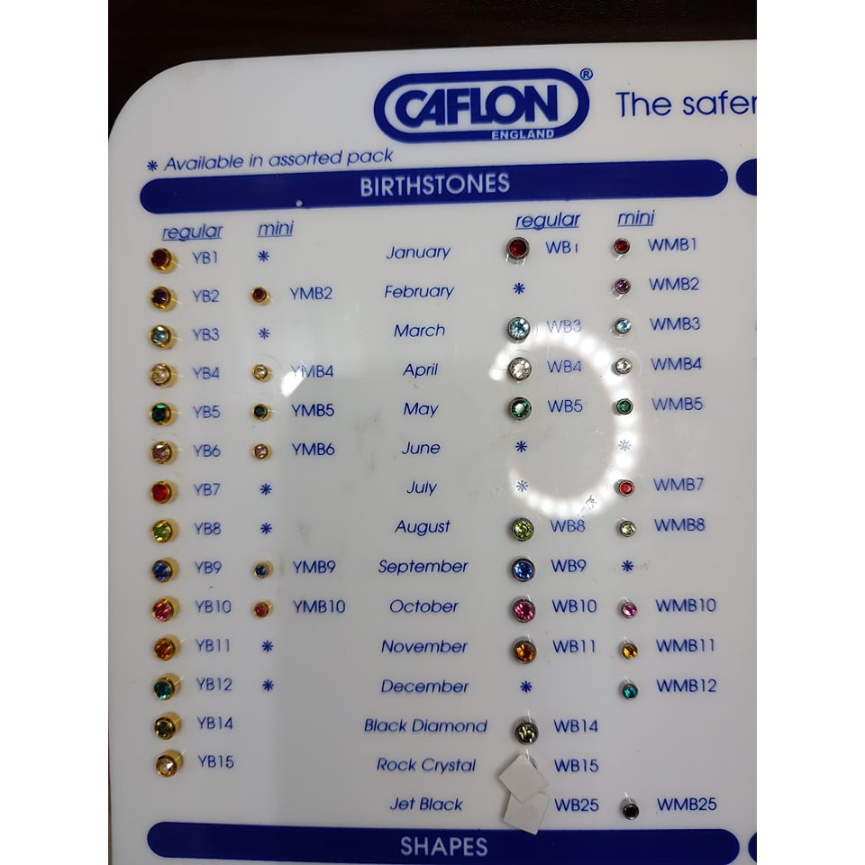 Baby Safe Caflon Stud Earrings Shapes w/o stone (Hypoallergenic and ...