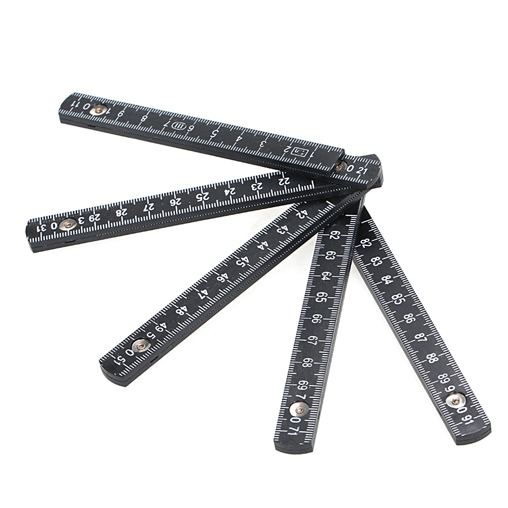 1M Slide Ten-Parts Folding Ruler Fold Up Rulers Versatile Inside ...