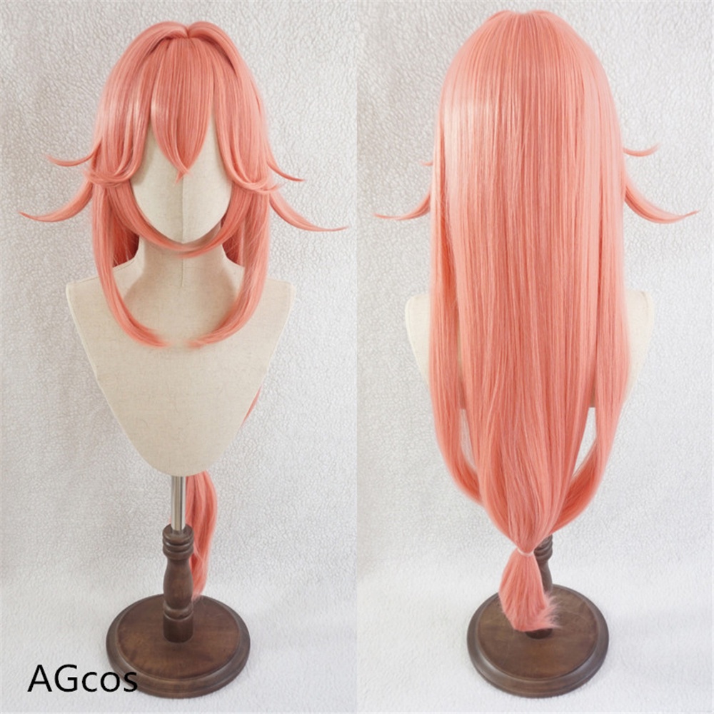 AGCOS Game Genshin Impact Yae Miko Cosplay Wig FK2R | Shopee Philippines