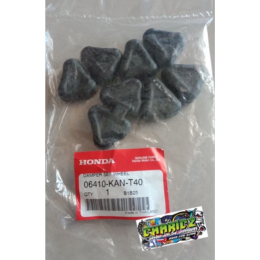 GENUINE DAMPER WHEEL SET/RUBBER DAMPER XRM 125 WAVE 125 RS 125 | Shopee ...