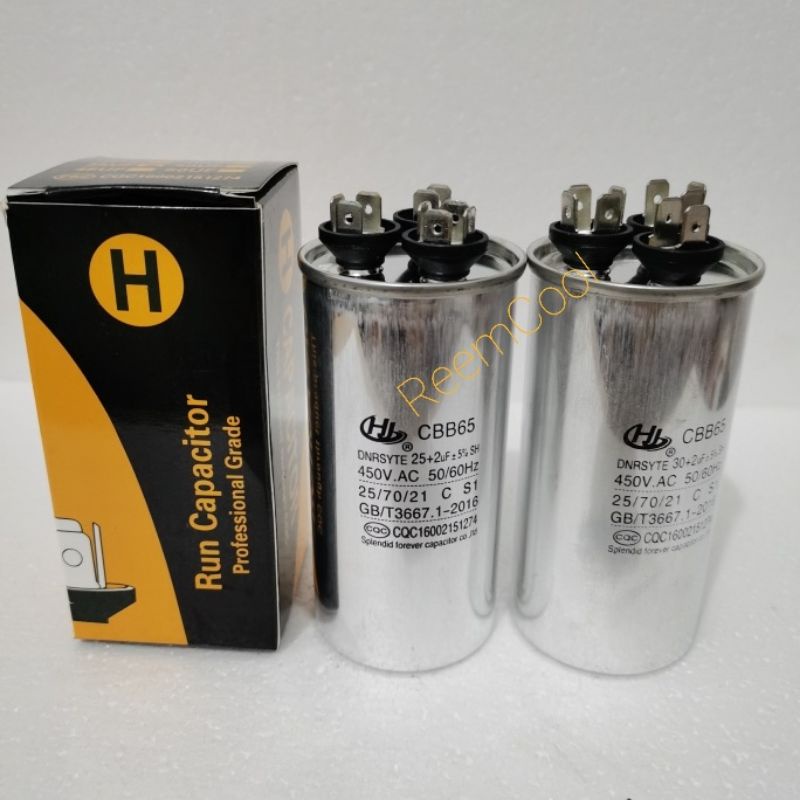 Aircon Capacitor Dual Type 20+2/20+4/25+2/25+3/25+4/30+2/30+3/30+4/30+7 ...