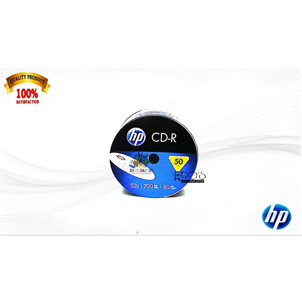 HP CD-R 700MB Blank CD 50 pieces (Ordinary) | Shopee Philippines