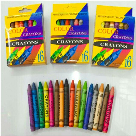 16 color CRAYONS COLOR S-2016A | Shopee Philippines