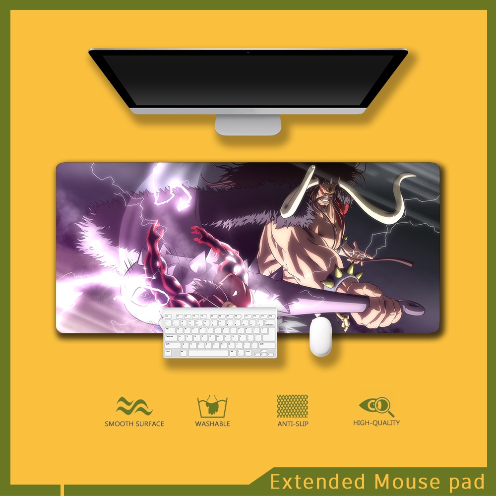 One piece anime Gaming Mouse Pad Long Mouse Pad Gaming Office Large ...