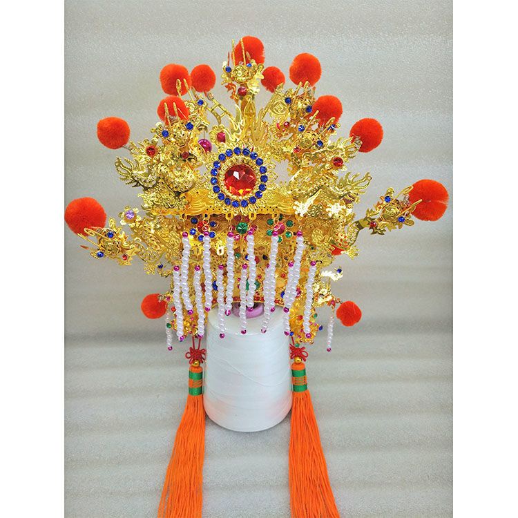 Taoist Religion Buddhist Supplies Tiangong Hat Taiwan Premium Alloy K ...