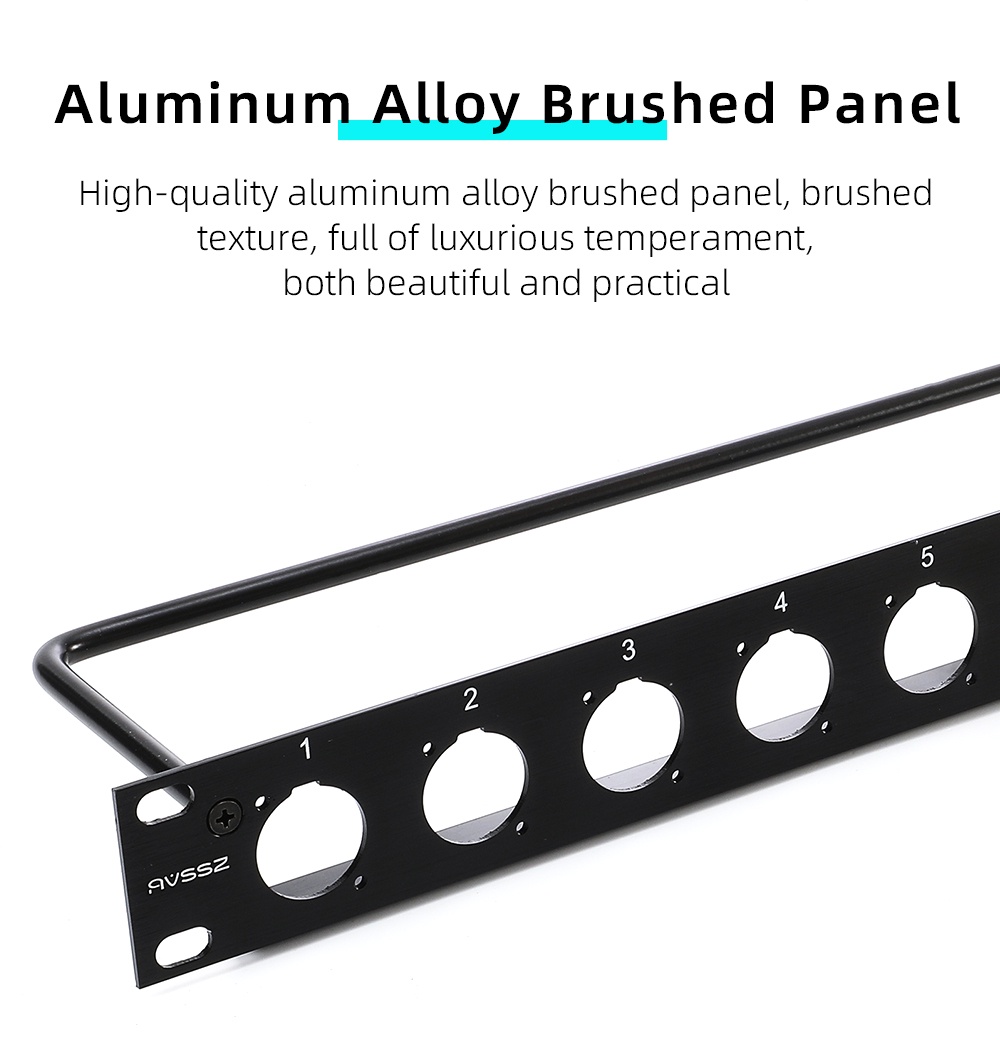 1U 2U Rack Patch Panel 8 12 16 24 Way Channel 1U 2U Flight Case Mount ...