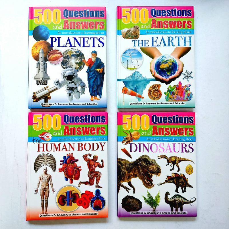 500 Questions and Answers For Kids - Dinosaurs, Human Body, Earth and ...