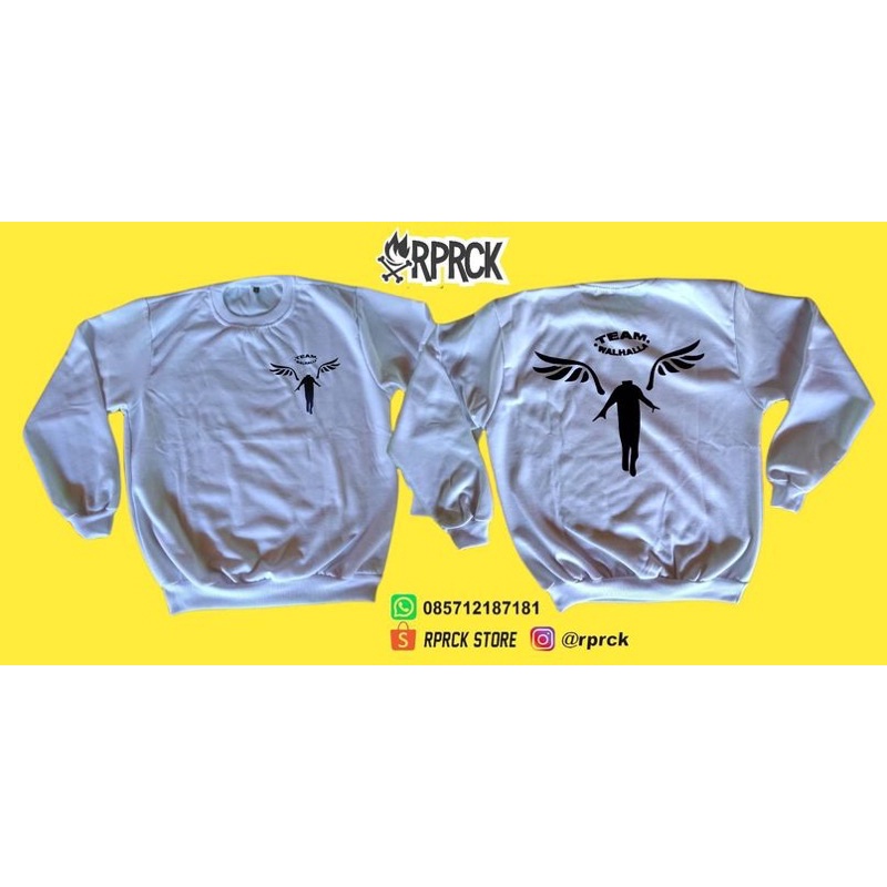 PUTIH TEAM WALHALLA/ VAHLALLA TOKYO REVENGER SWEATER JACKET (WHITE ...