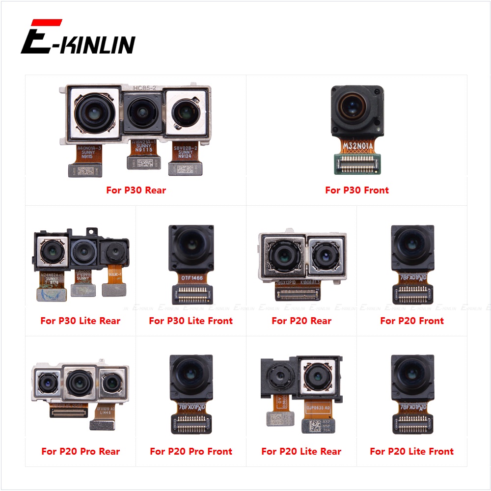 Front & Rear Back Main Selfie Facing Camera Flex Cable For HuaWei P30 P20 Pro Lite Big Small ...