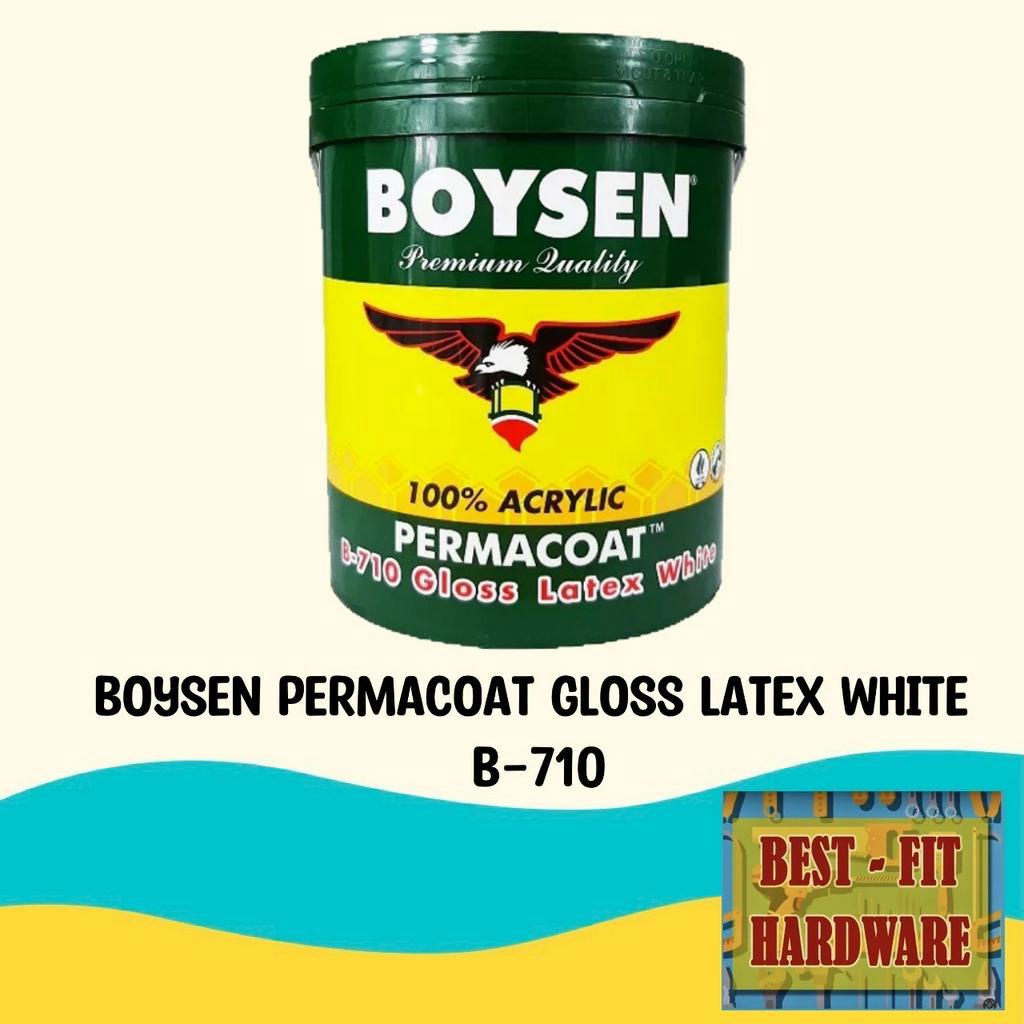 BOYSEN PERMACOAT 1L - 710 GLOSS / 715 SEMI-GLOSS / 701 FLAT LATEX WHITE ...