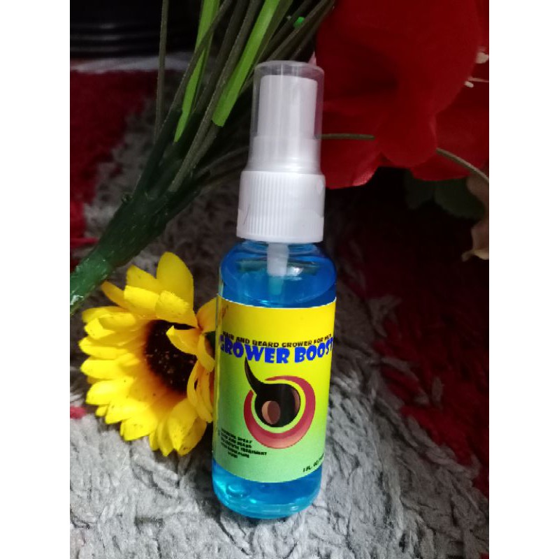 GROWER BOOSTER 15% MINOXIDIL HAIR AND BEARD GROWER FOR MEN | Shopee ...