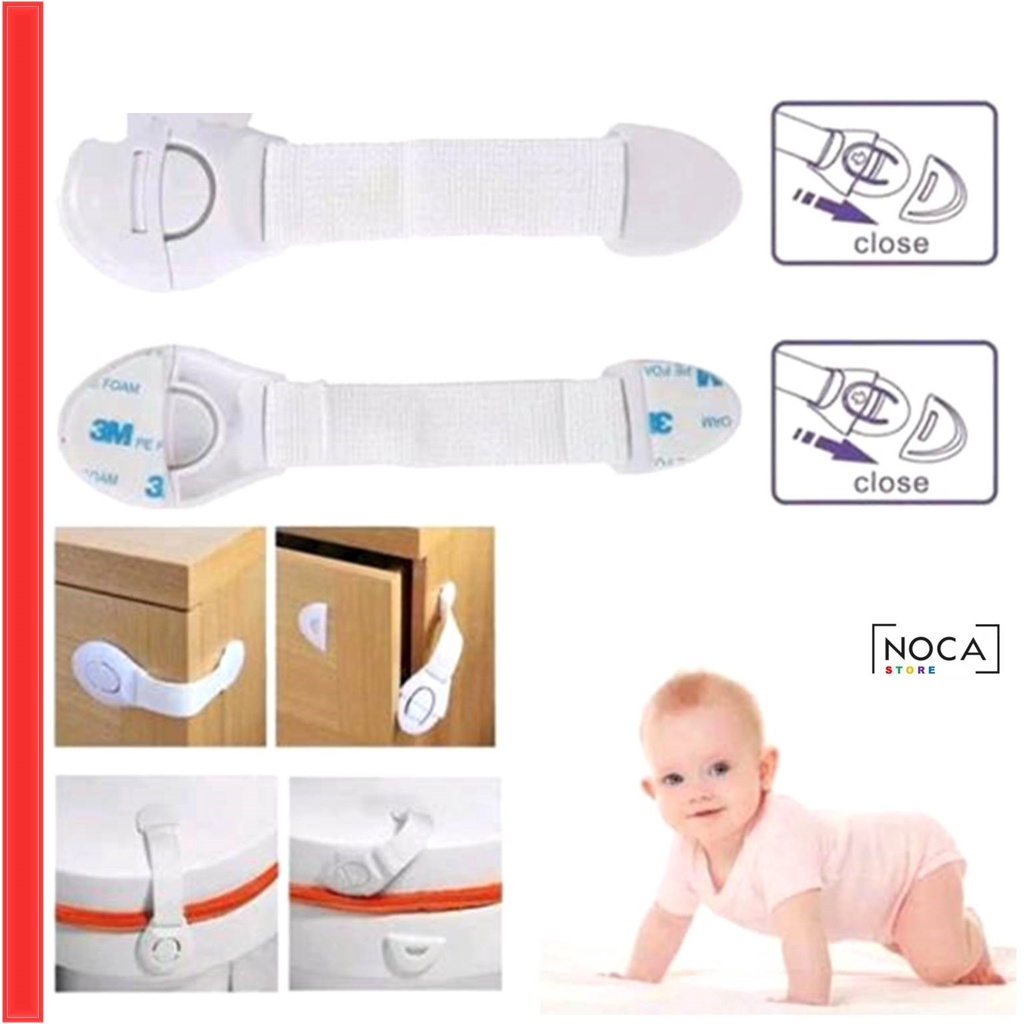 Children's Refrigerator Door Cupboard Drawer Safety Lock Corner Safety ...