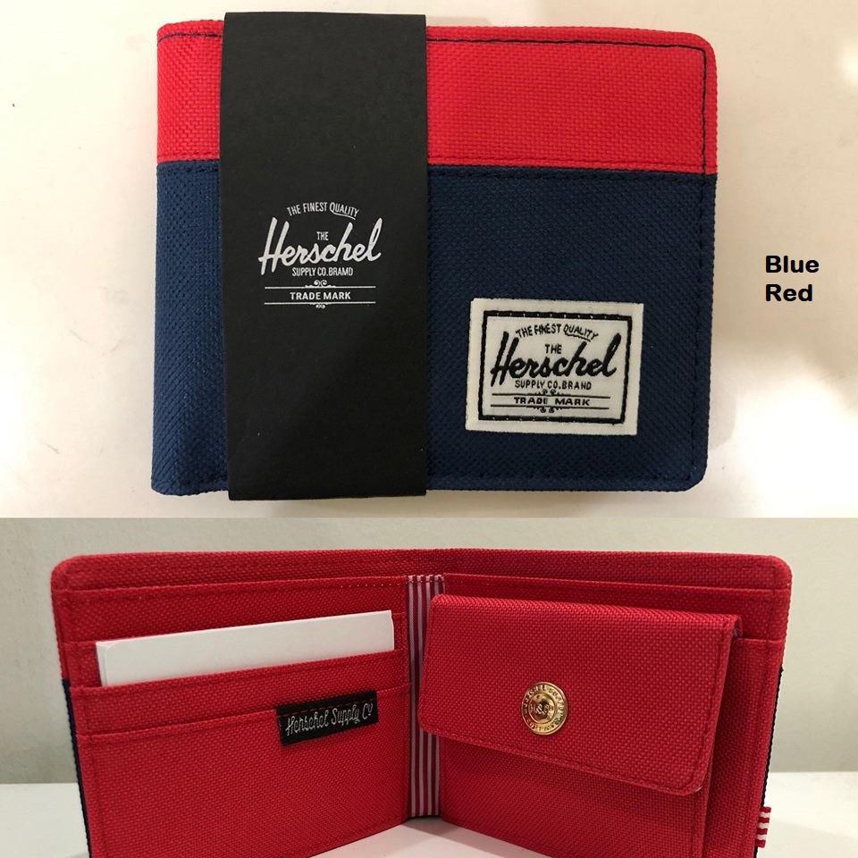 Herschel Men Women Purse Short Wallet Fold Over Coin Card Wallets ...