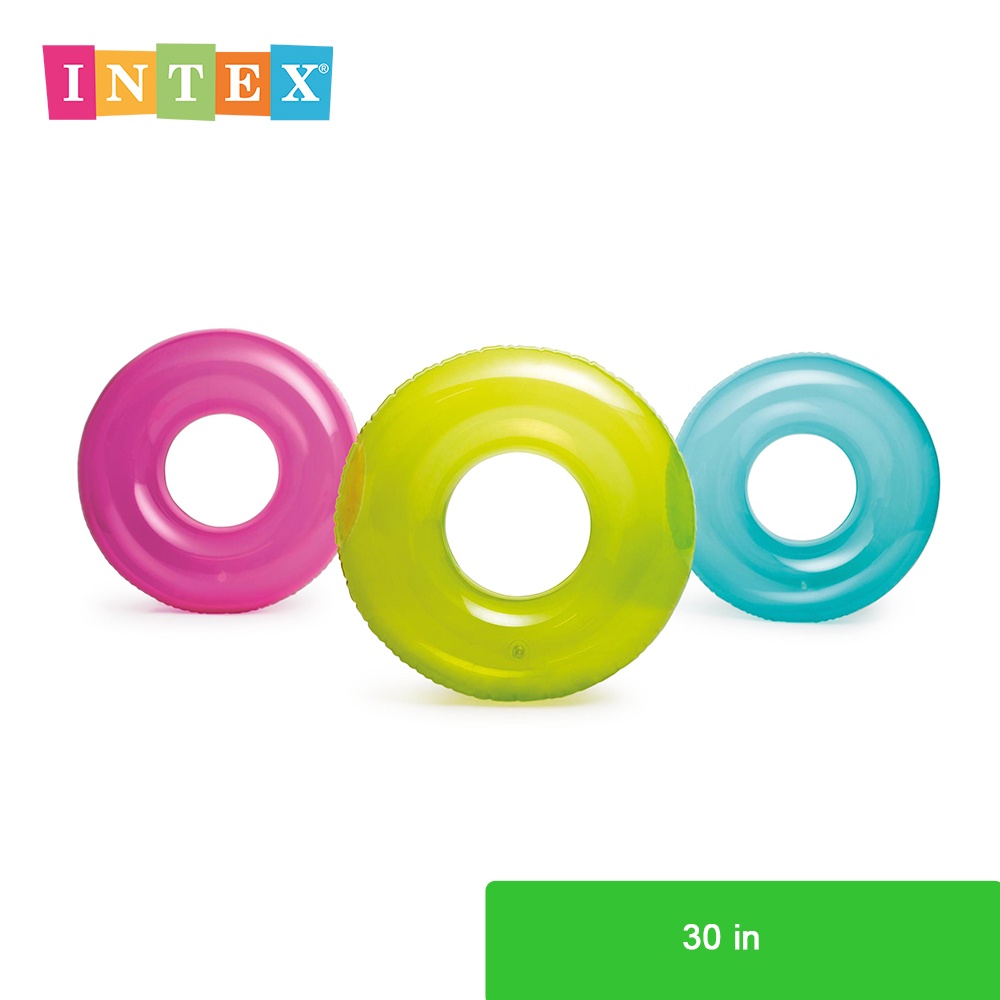 INTEX® 59260 Transparent Tubes, Ages 8+ (30 in) | Shopee Philippines