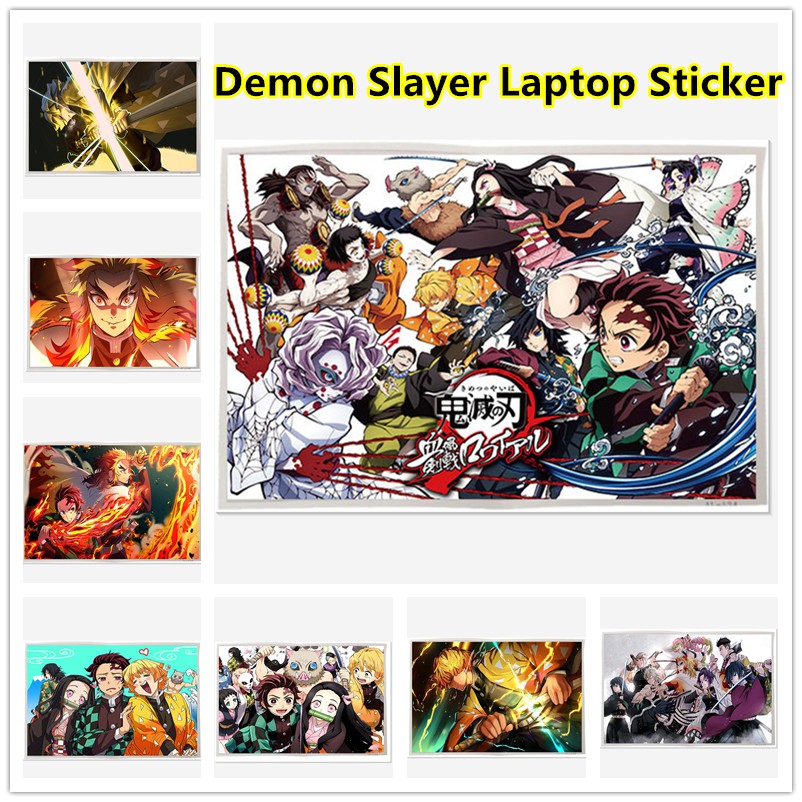 [COD] DIY laptop sticker Demon Slayer: Kimetsu no Yaiba series ...