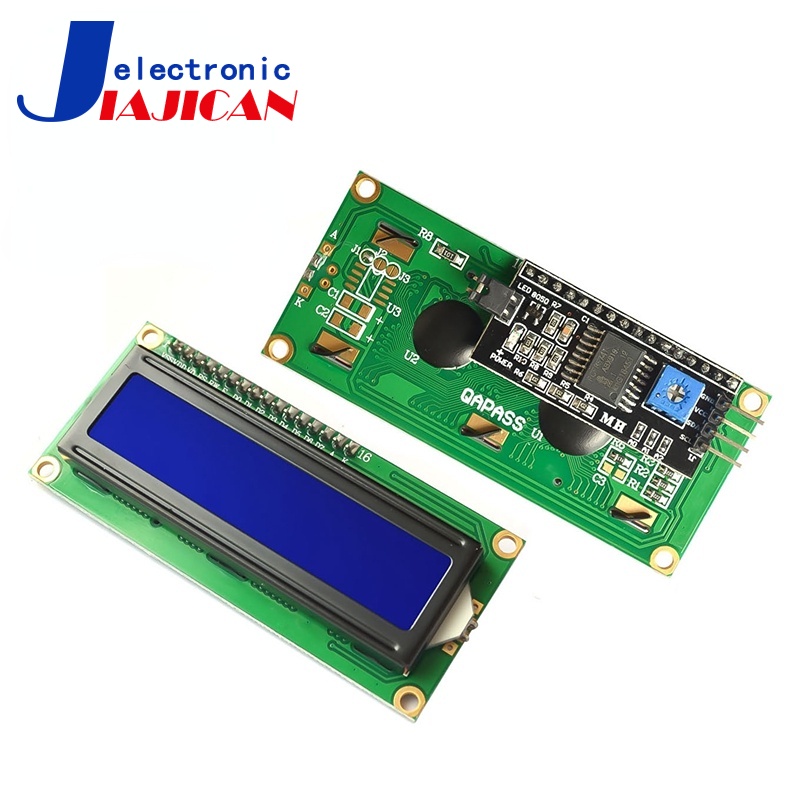 (Blue Screen) IIC/I2C 1602 Lcd Screen Display Module 1602A Blue ...