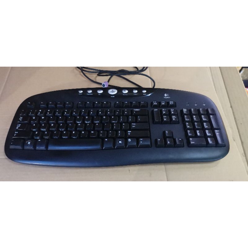 Logitech Ps2 Keyboard Used Shopee Philippines