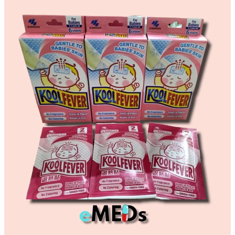 KOOL FEVER KIDS/ADULT/BABY by 2's in 1 PACK | Shopee Philippines