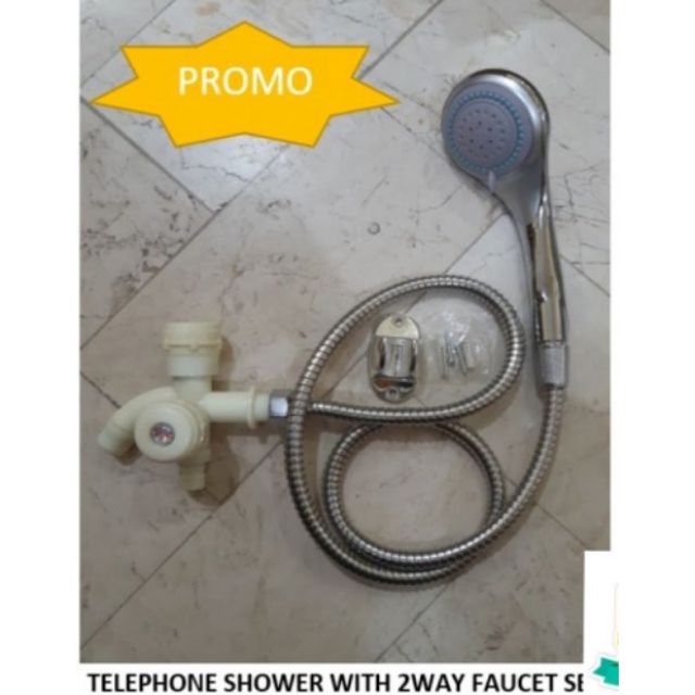 PVC Telephone Shower Complete Set | Shopee Philippines